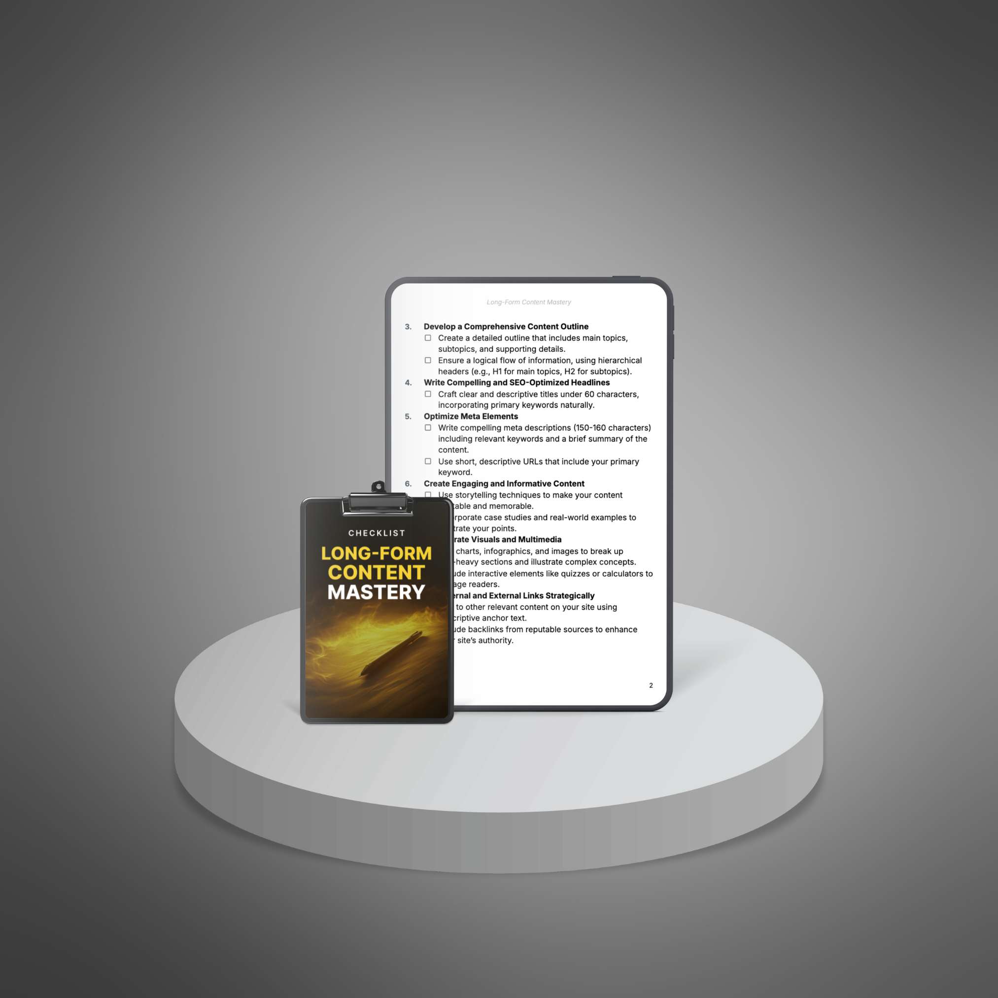 Long-Form Content Mastery - Checklist | Entrepedia